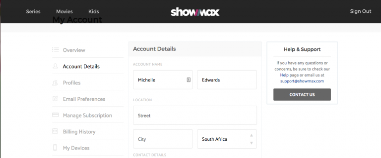 Got a Showmax account question?
