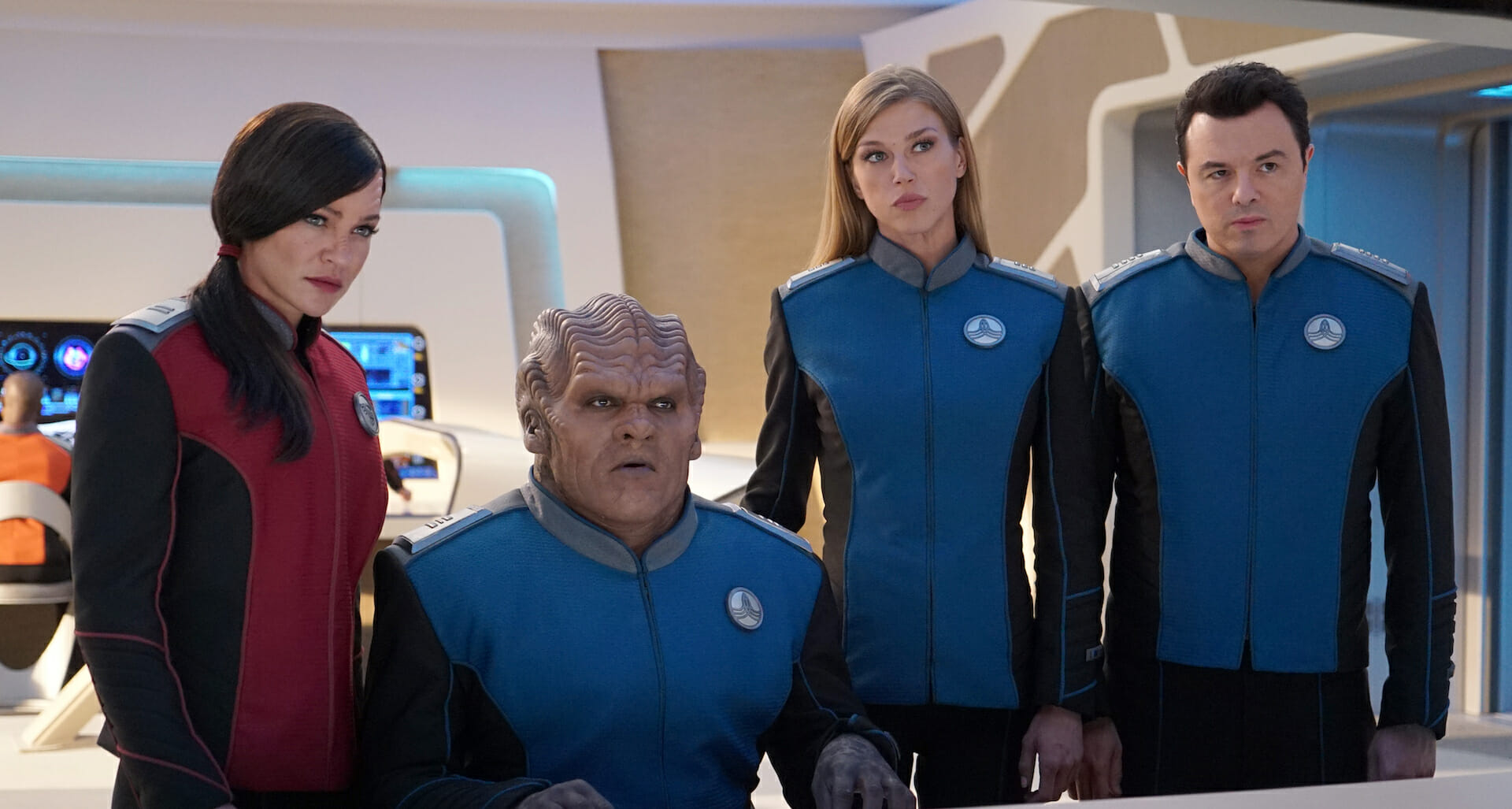 The aliens on The Orville are hysterical parodies of those you've seen ...