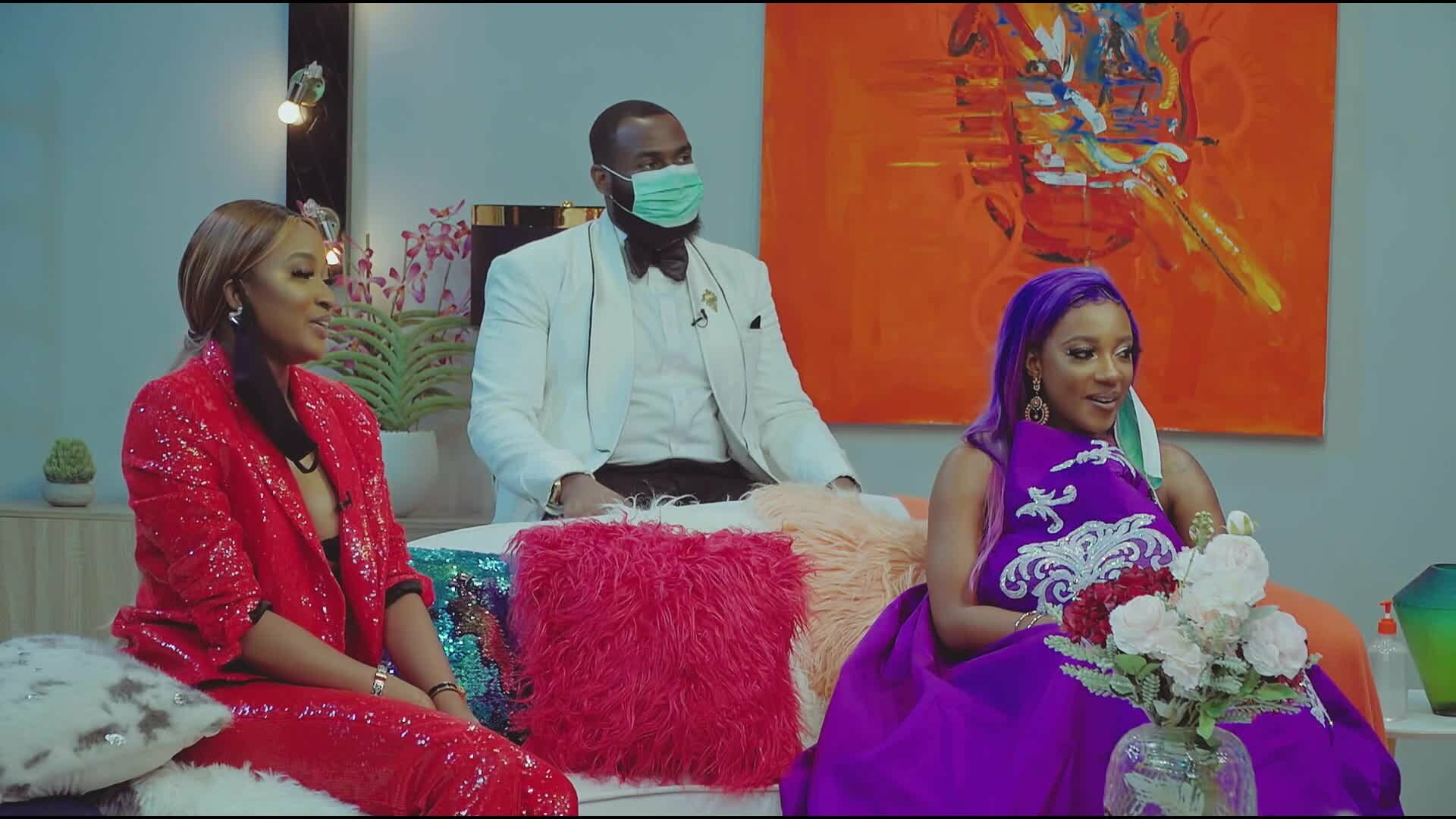 Mercy and Omashola’s fight during the BBNaija Pepper Dem reunion Mercy and Omashola’s fight during the BBNaija Pepper Dem reunion