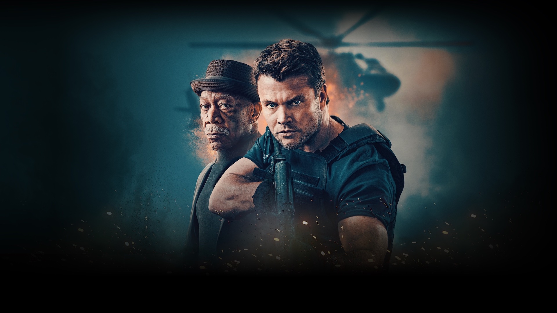 Gunner (2024) stars Luke Hemsworth and Morgan Freeman